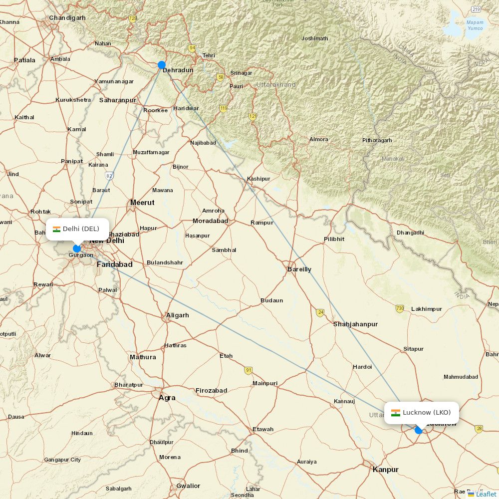 Air India routes 2025 – interactive map with all flights - Flight Routes