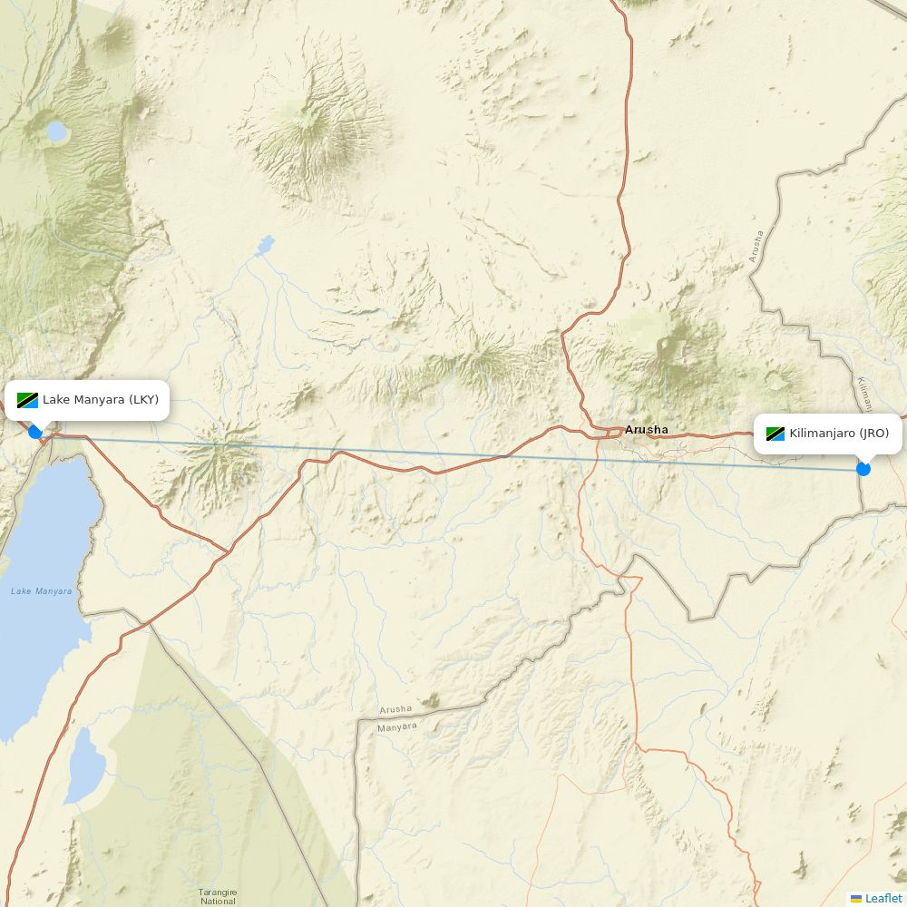 Auric Air airline routes (UI) 2026, map - Flight Routes