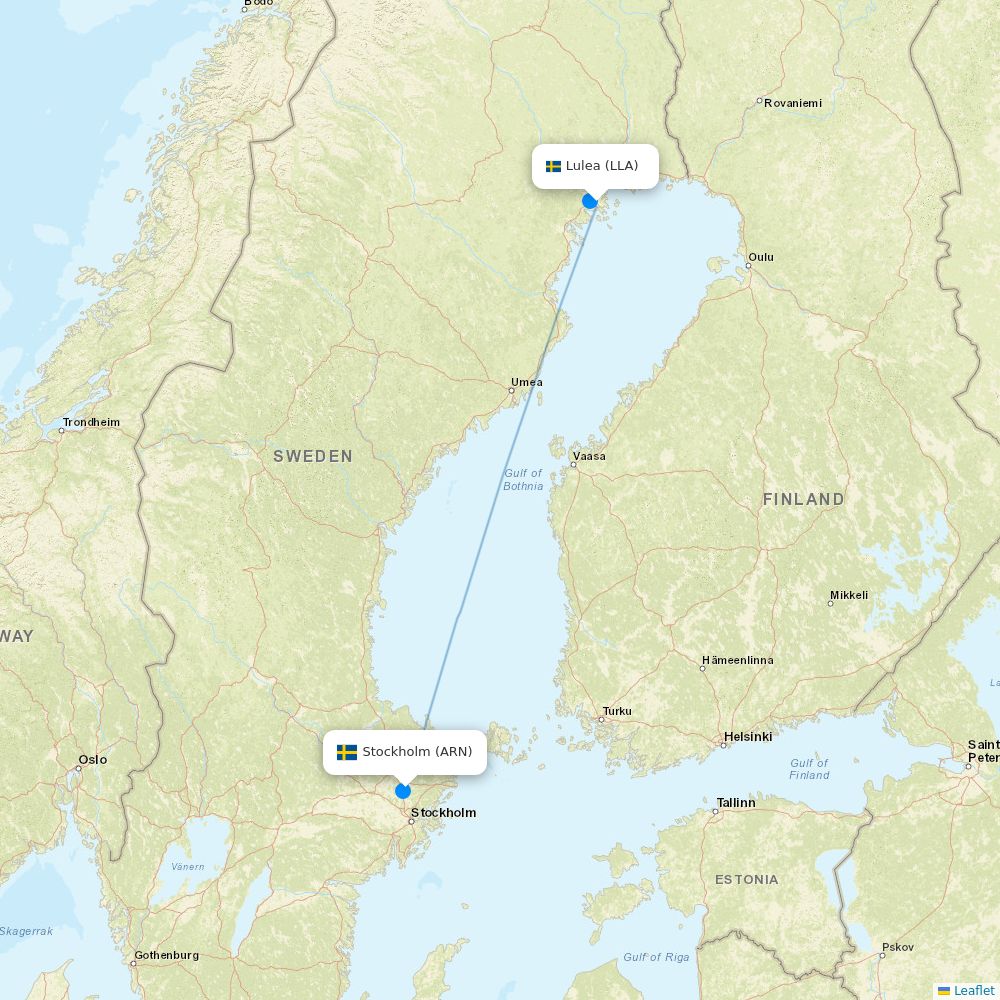 SAS routes 2026 – interactive map with all flights - Flight Routes