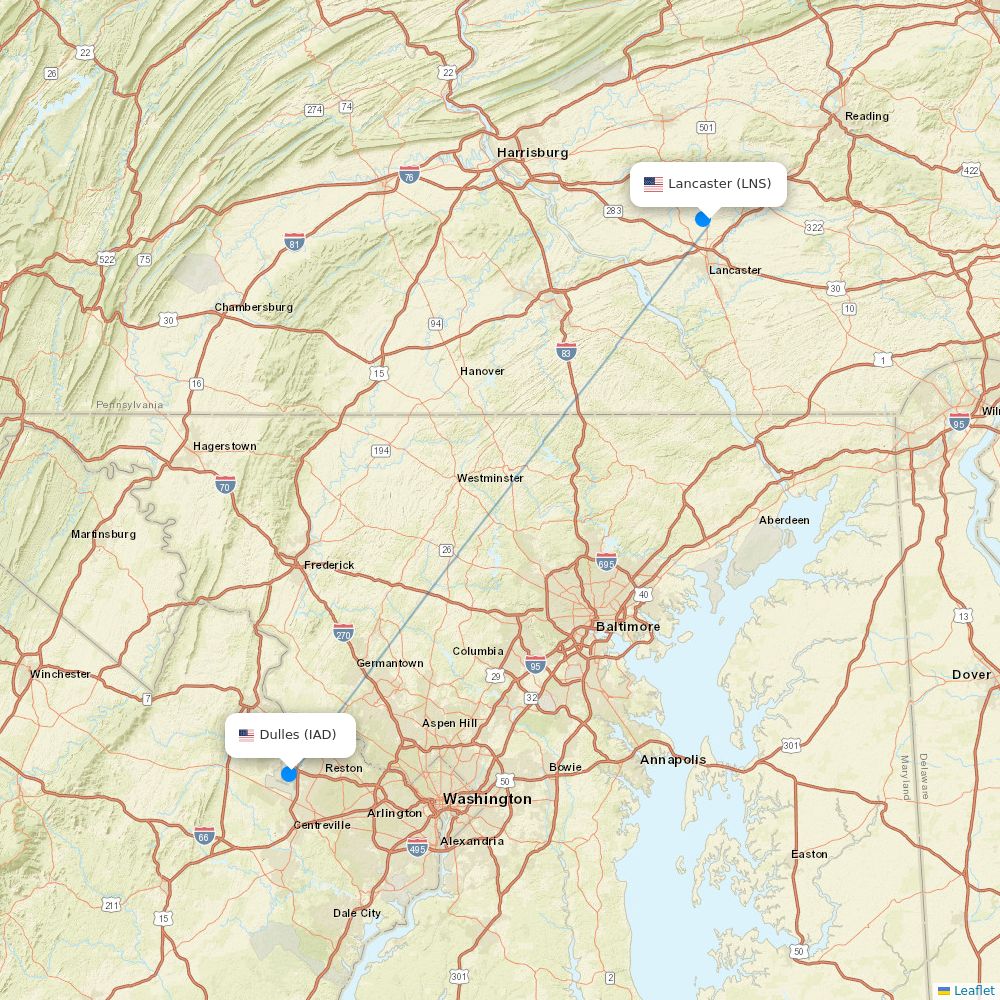 Southern Airways Express routes 2025 – map with flights - Flight Routes