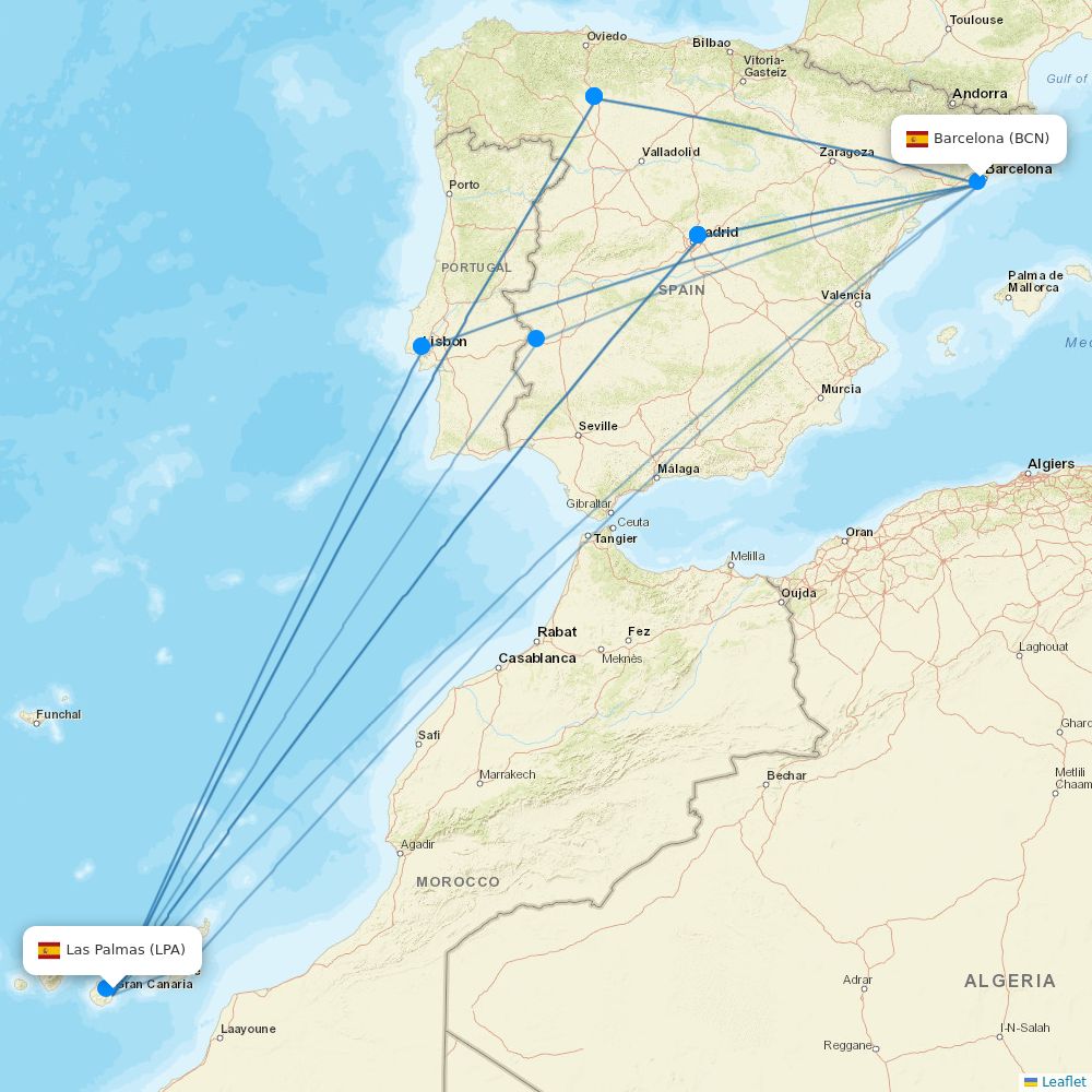 Vueling routes 2025 – interactive map with all flights - Flight Routes