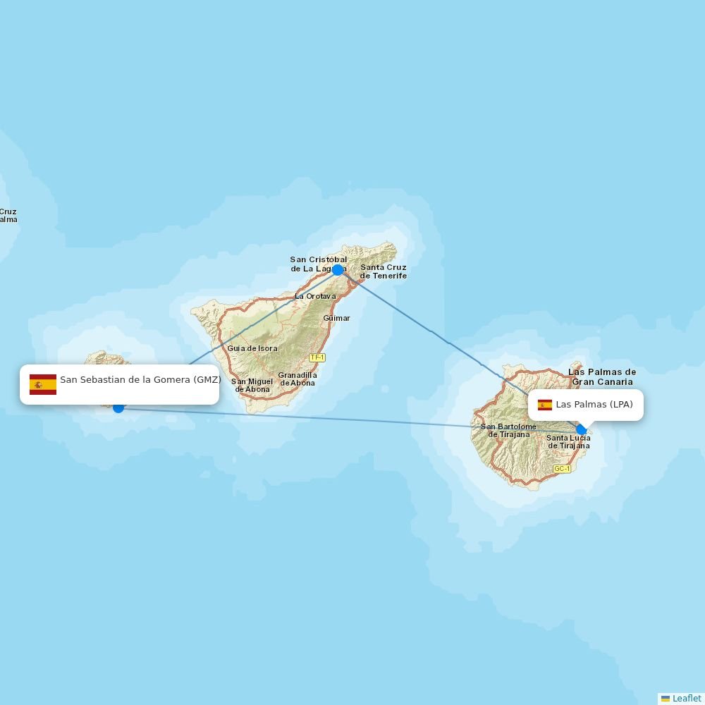 Binter Canarias routes 2025 – map with all flights - Flight Routes