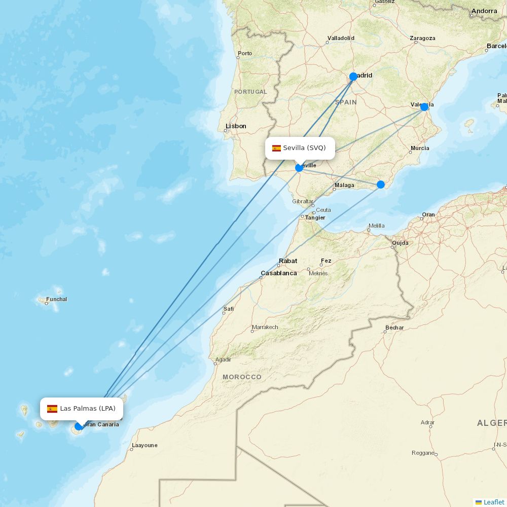 Binter Canarias routes 2025 – map with all flights - Flight Routes