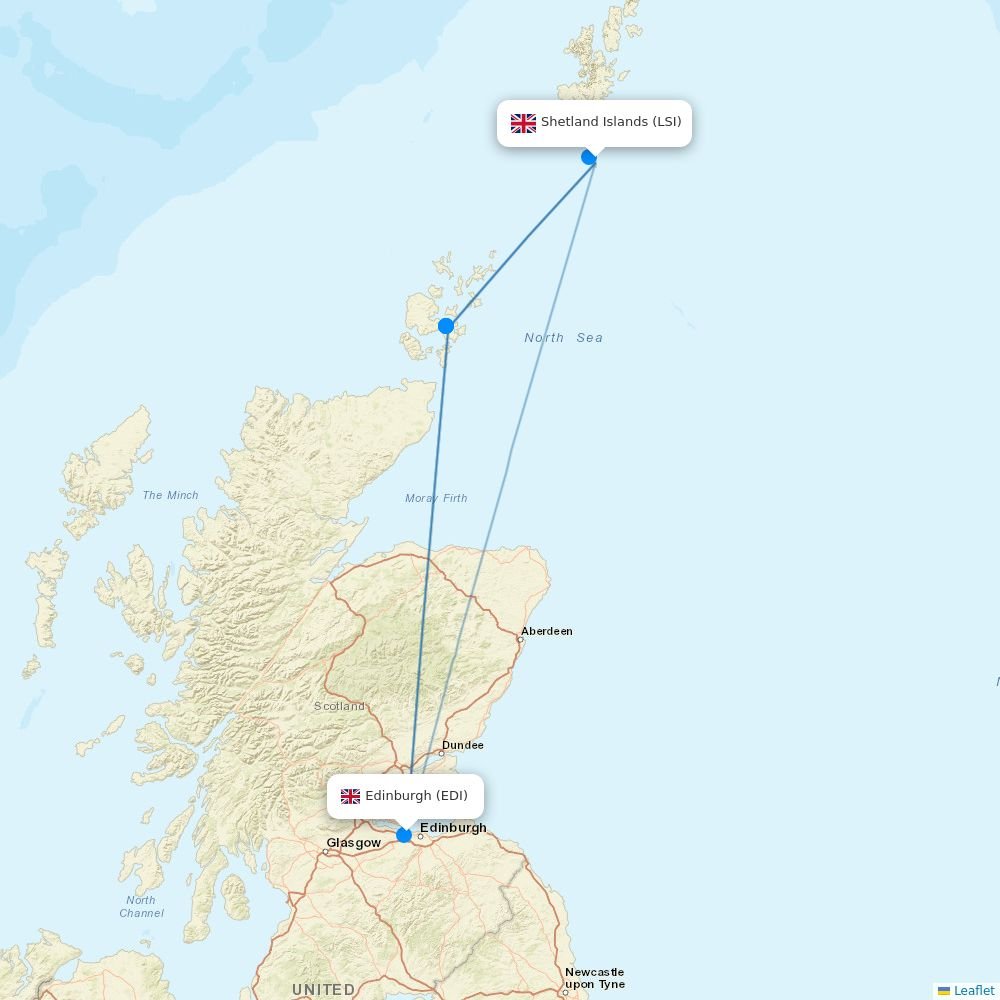 Loganair routes 2025 – interactive map with all flights - Flight Routes