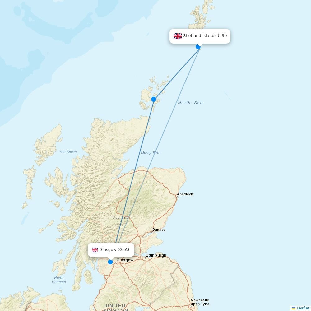 Loganair routes 2025 – interactive map with all flights - Flight Routes