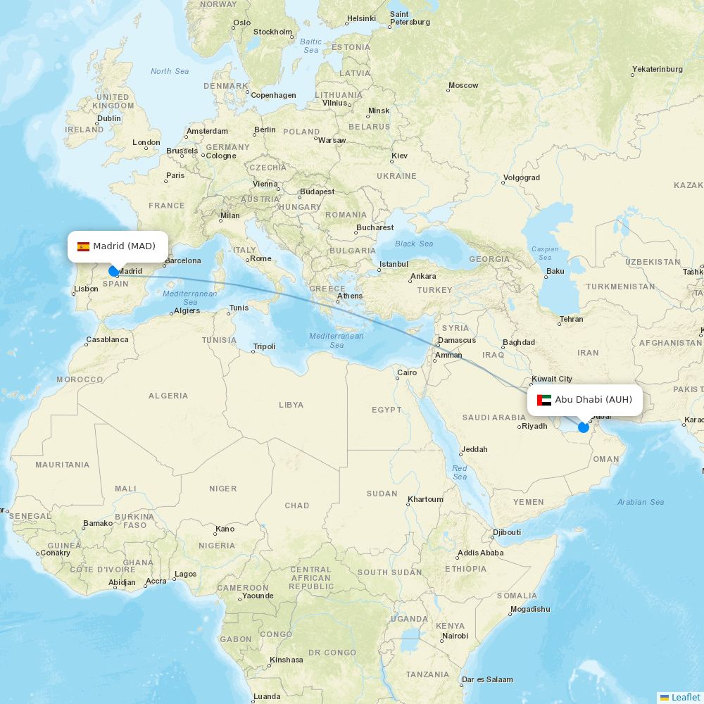 Etihad Airways routes 2026 – map with all flights - Flight Routes