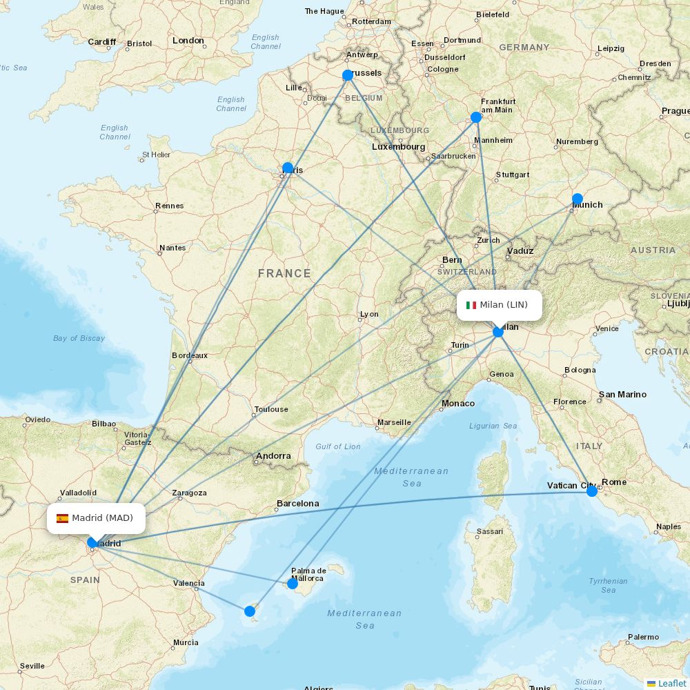 Iberia routes 2026 – interactive map with all flights - Flight Routes