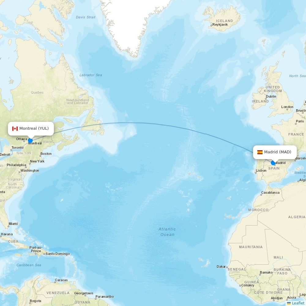 Air Transat routes 2025 – interactive map with all flights - Flight Routes