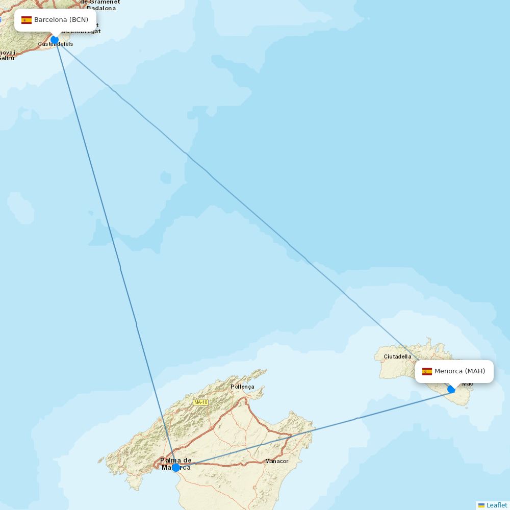 Vueling routes 2025 – interactive map with all flights - Flight Routes