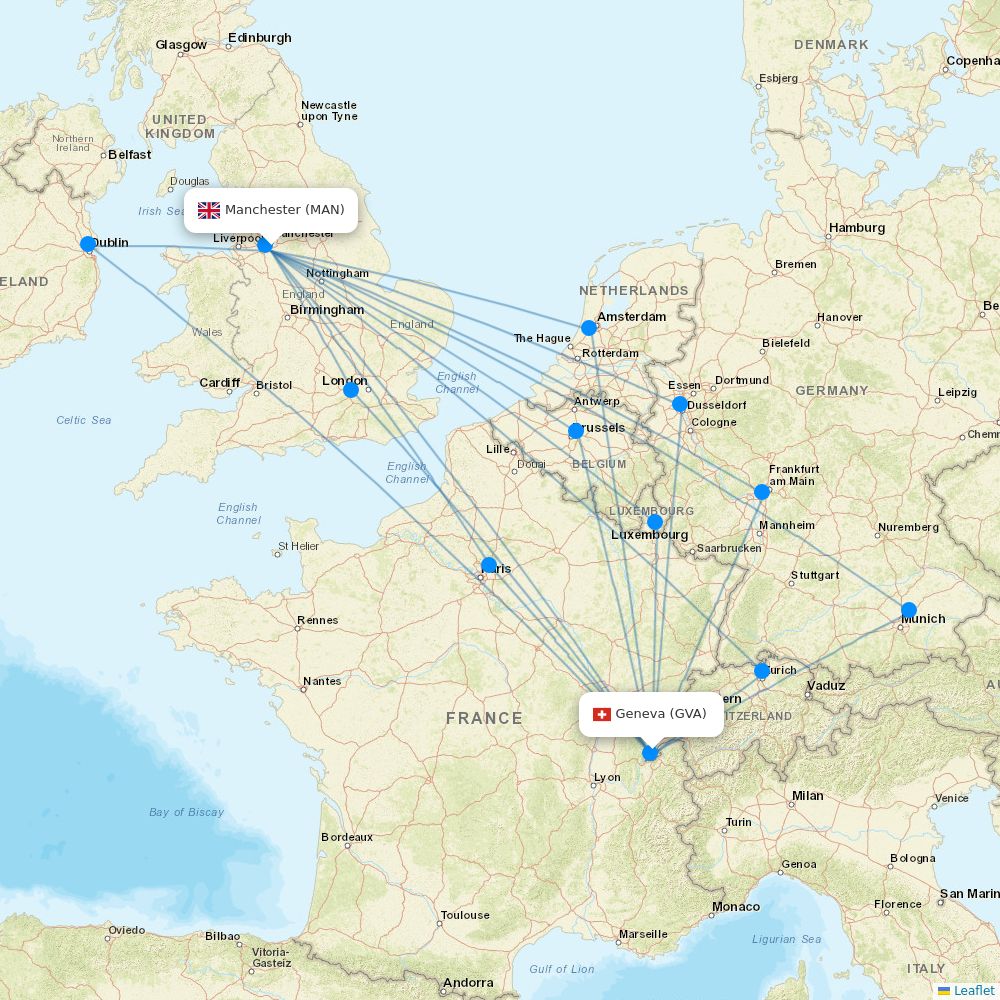 Easyjet routes 2026 – interactive map with all flights - Flight Routes