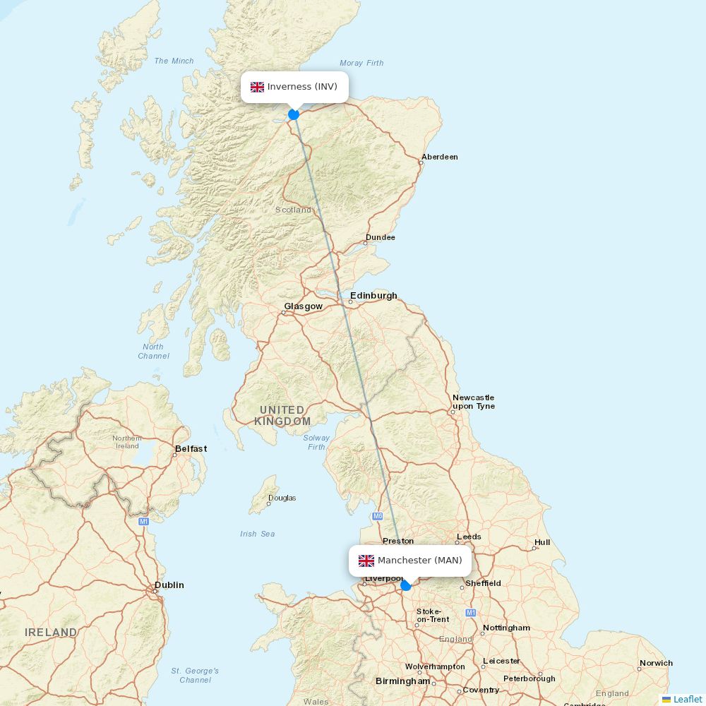Loganair routes 2025 – interactive map with all flights - Flight Routes