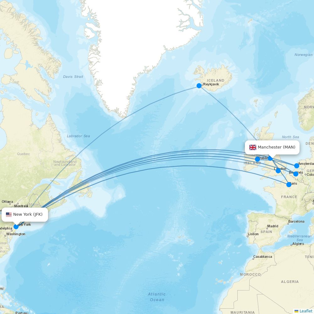 Virgin Atlantic routes 2026 – map with all flights - Flight Routes