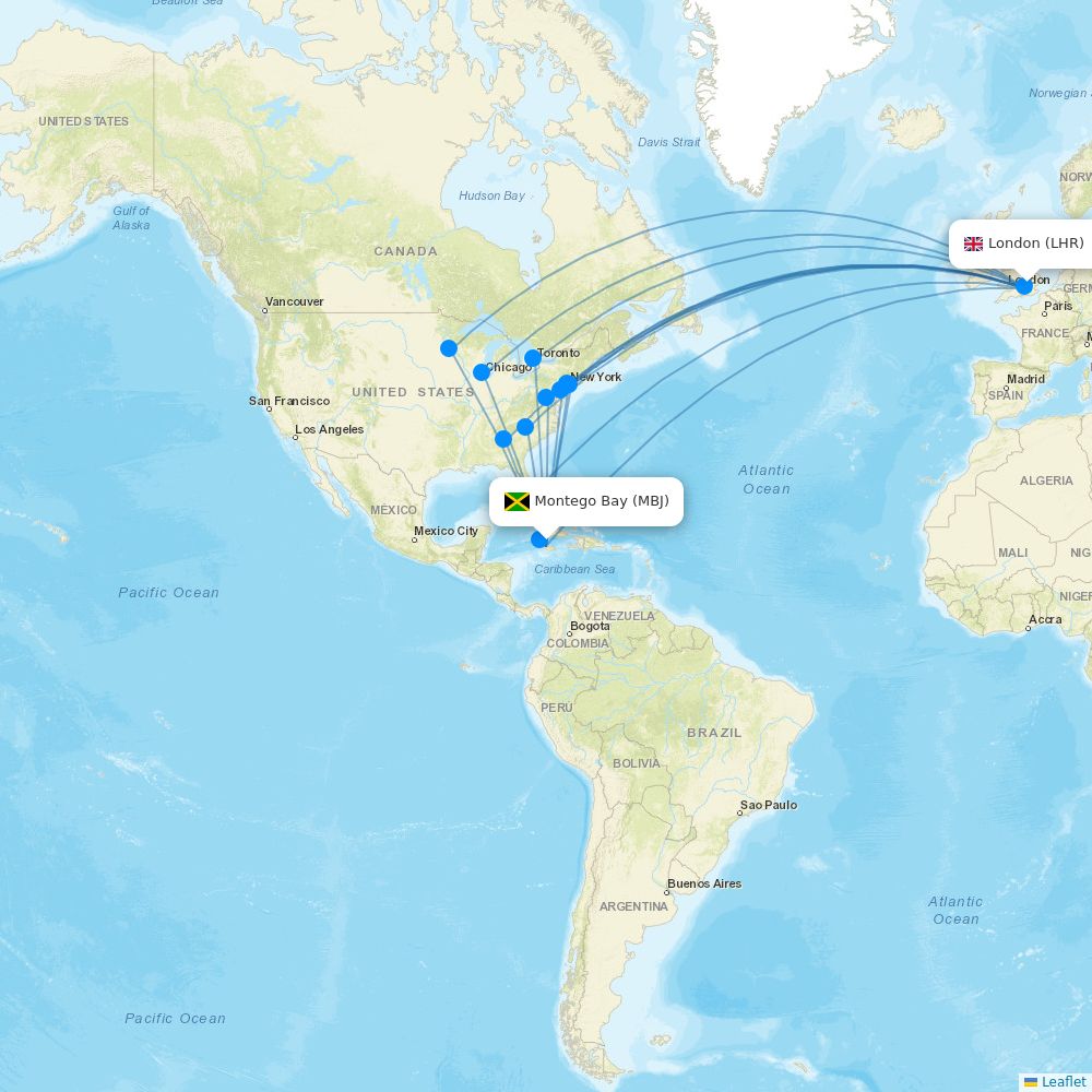 Virgin Atlantic routes 2025 – map with all flights - Flight Routes