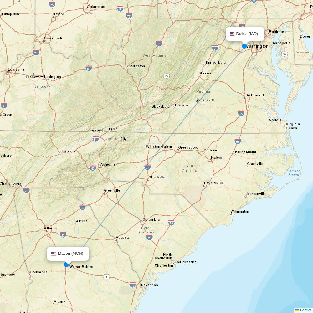 Contour Aviation airline routes (LF) 2026, map - Flight Routes