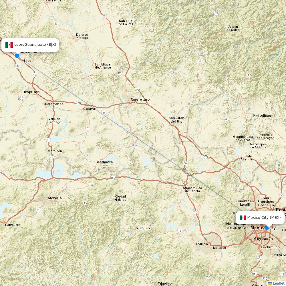 Aeromexico routes 2025 – interactive map with all flights - Flight Routes