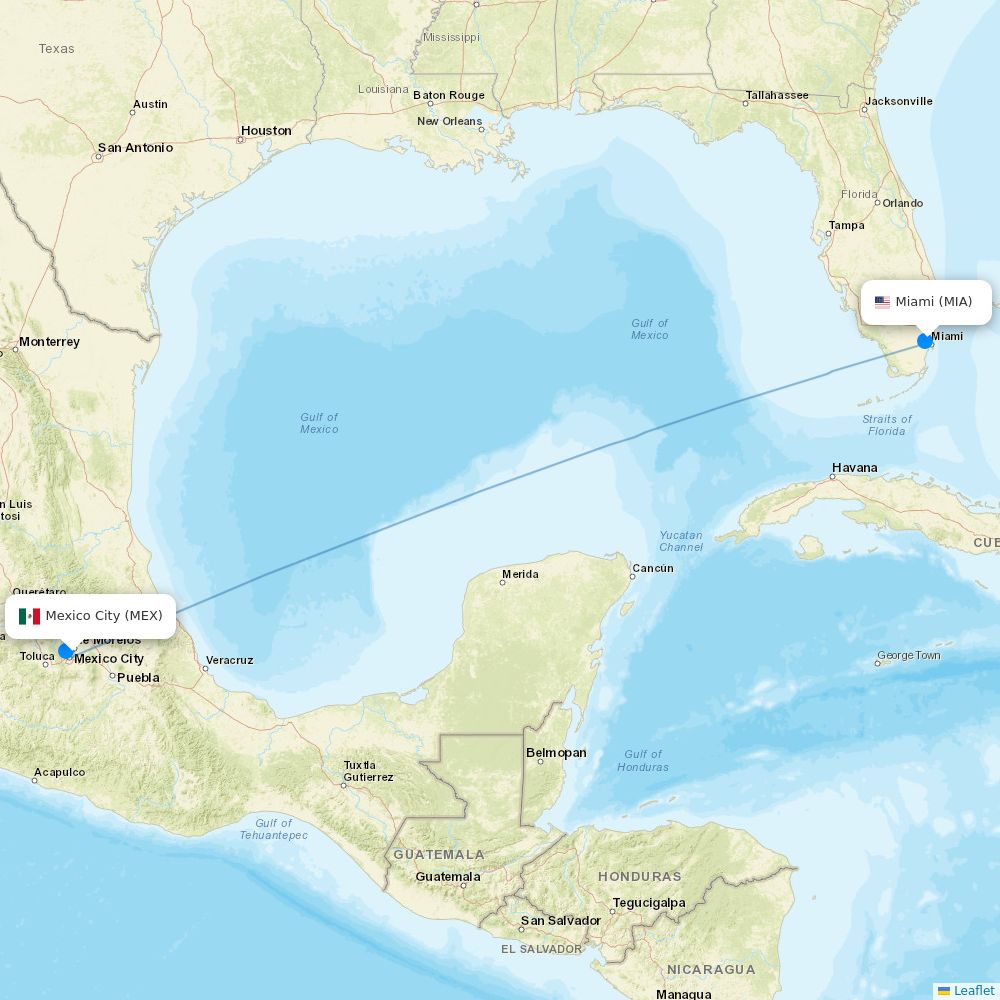 Aeromexico routes 2025 – interactive map with all flights - Flight Routes