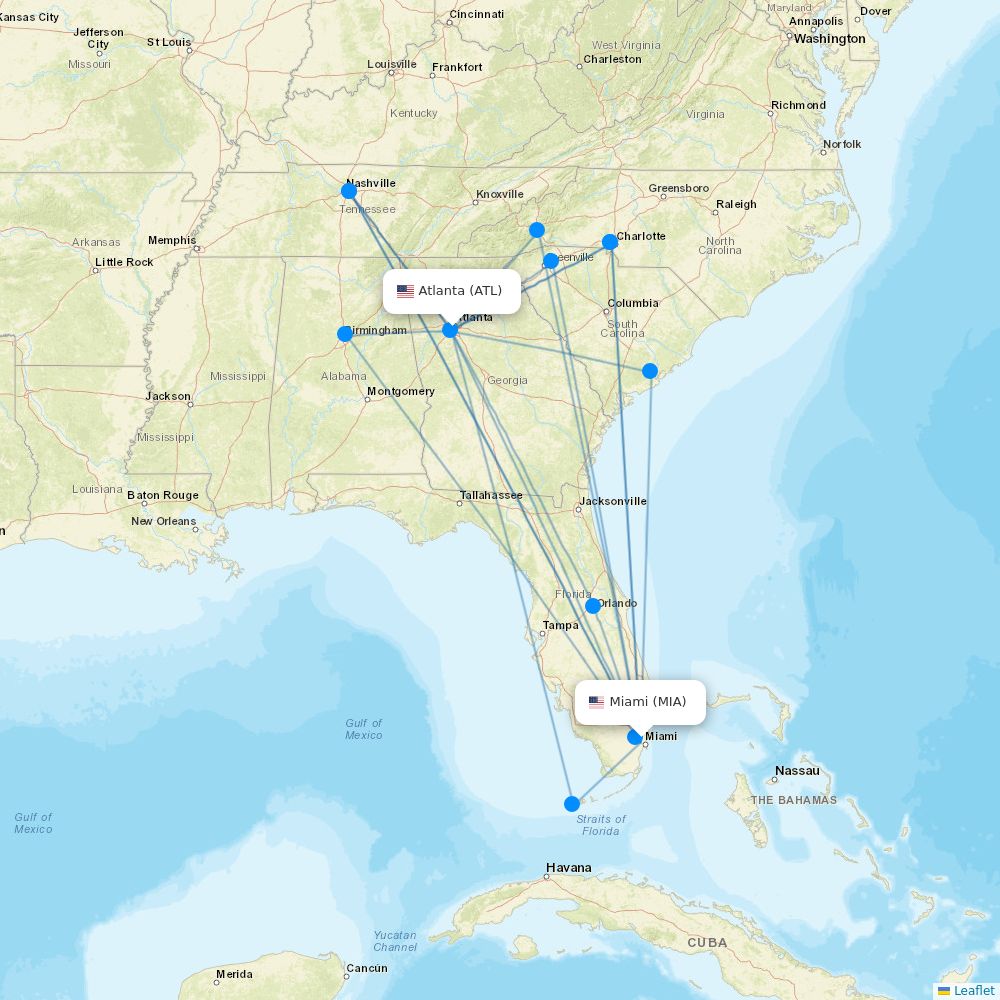 Delta Air Lines routes 2025 – map with all flights - Flight Routes