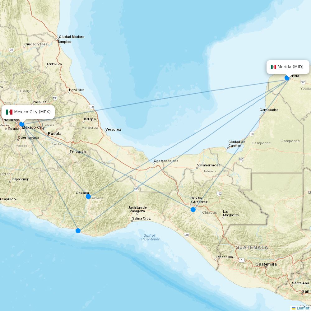 Aeromexico routes 2025 – interactive map with all flights - Flight Routes
