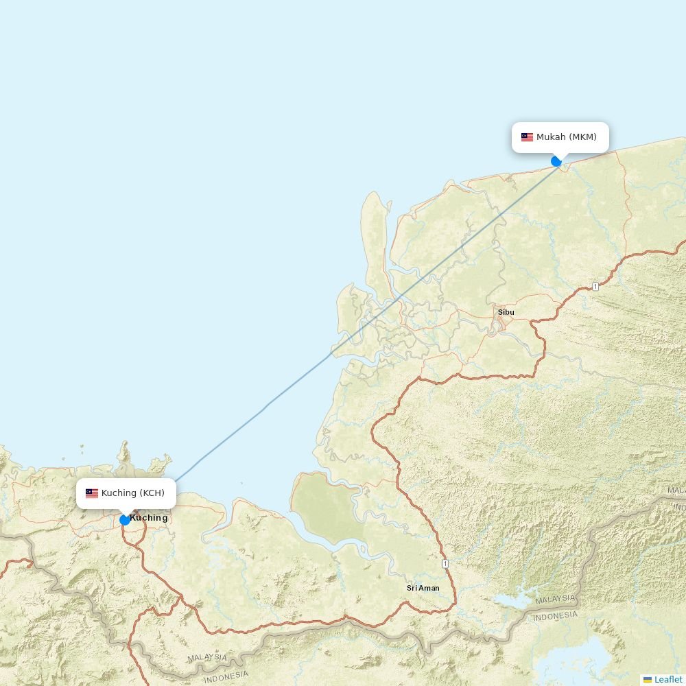 Malaysia Airlines routes 2025 – map with all flights - Flight Routes