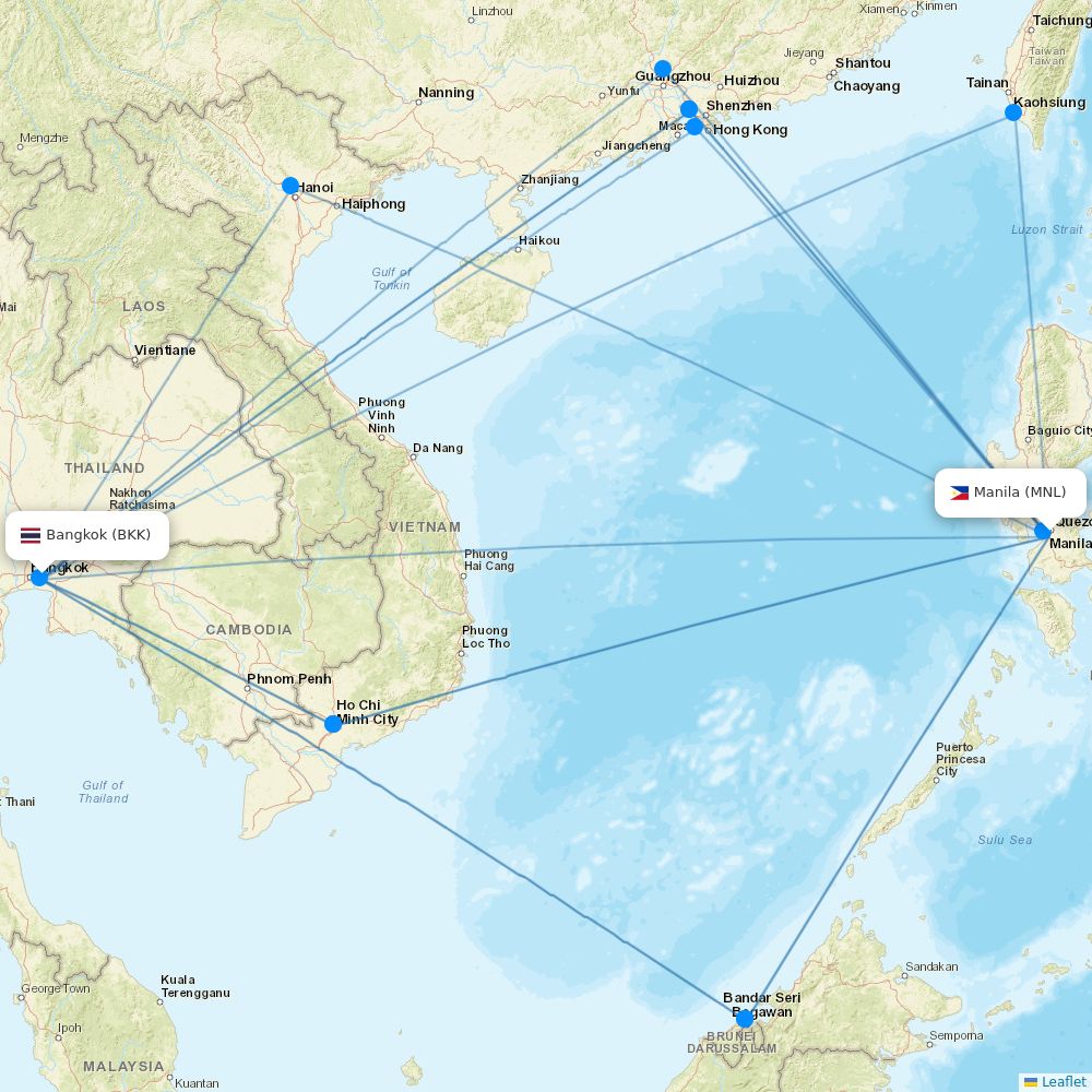 Cebu Pacific routes 2025 – map with all flights - Flight Routes