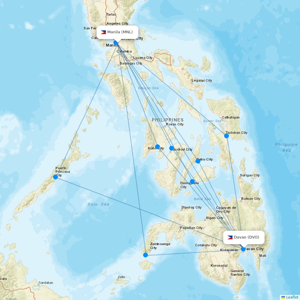 Cebu Pacific routes 2025 – map with all flights - Flight Routes