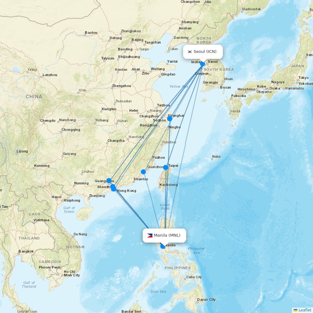 Cebu Pacific routes 2025 – map with all flights - Flight Routes