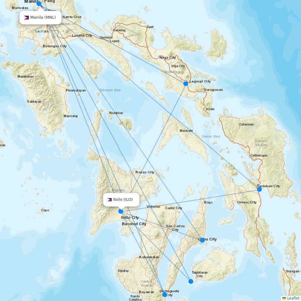 Philippine Airlines routes 2025 – map with all flights - Flight Routes