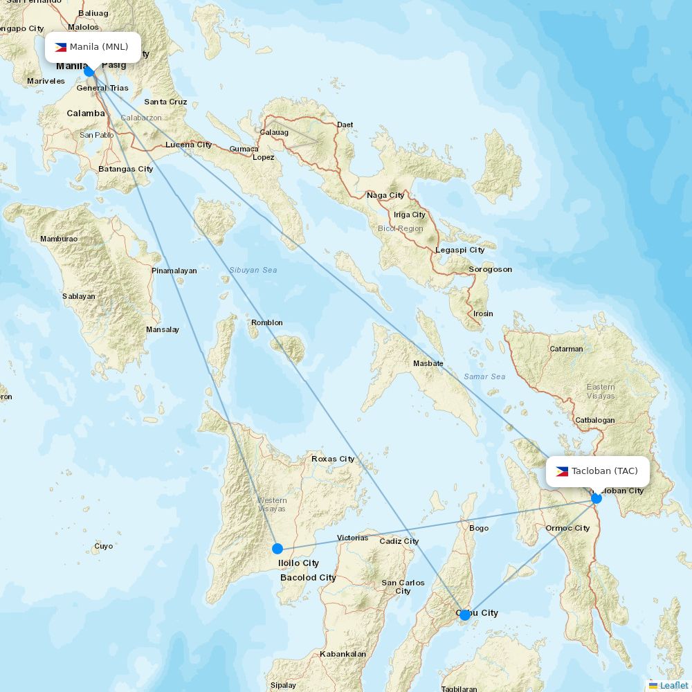 Cebu Pacific routes 2026 – map with all flights - Flight Routes