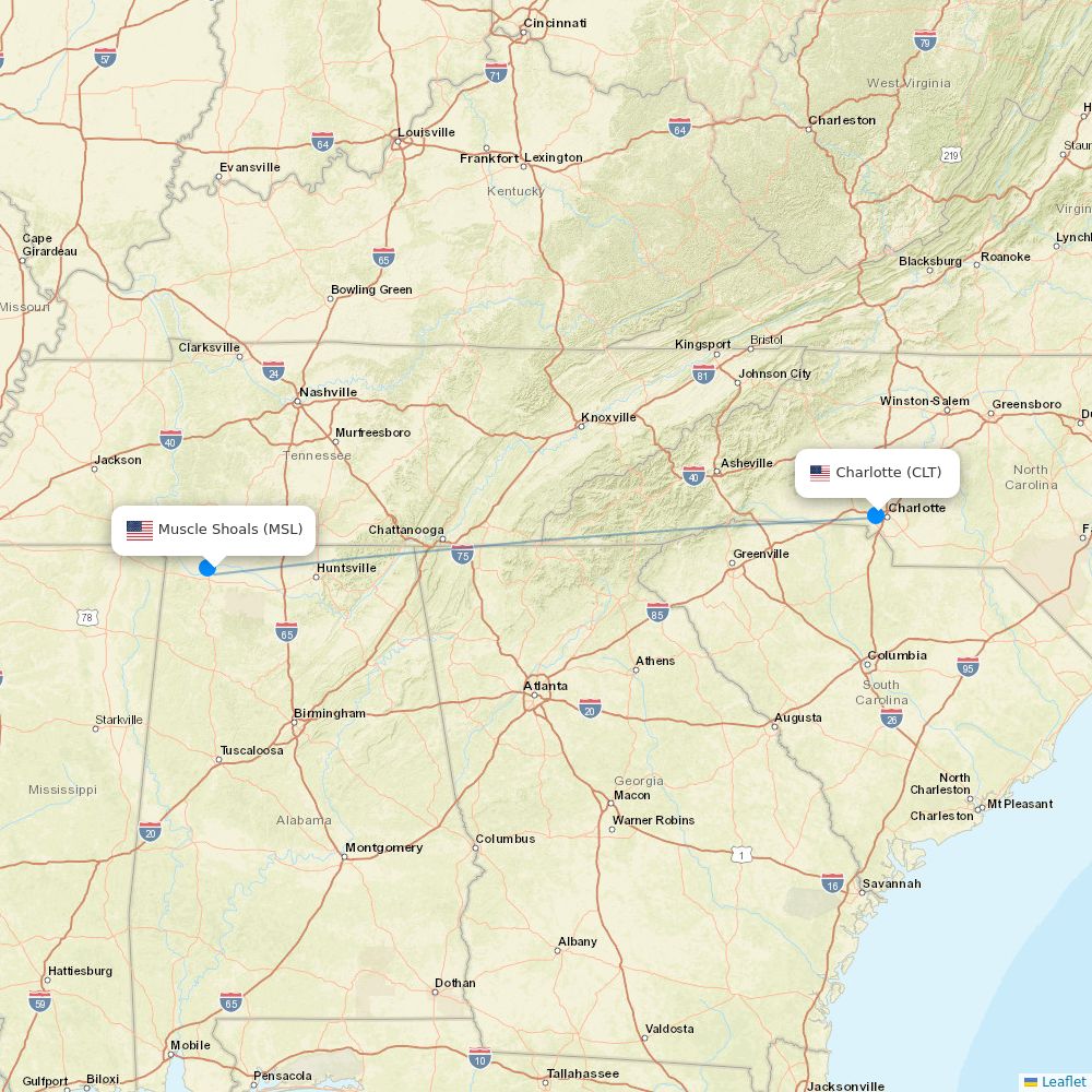 Contour Aviation airline routes (LF) 2025, map - Flight Routes