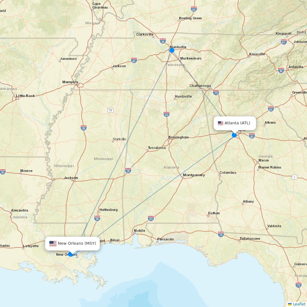 Delta Air Lines routes 2025 – map with all flights - Flight Routes