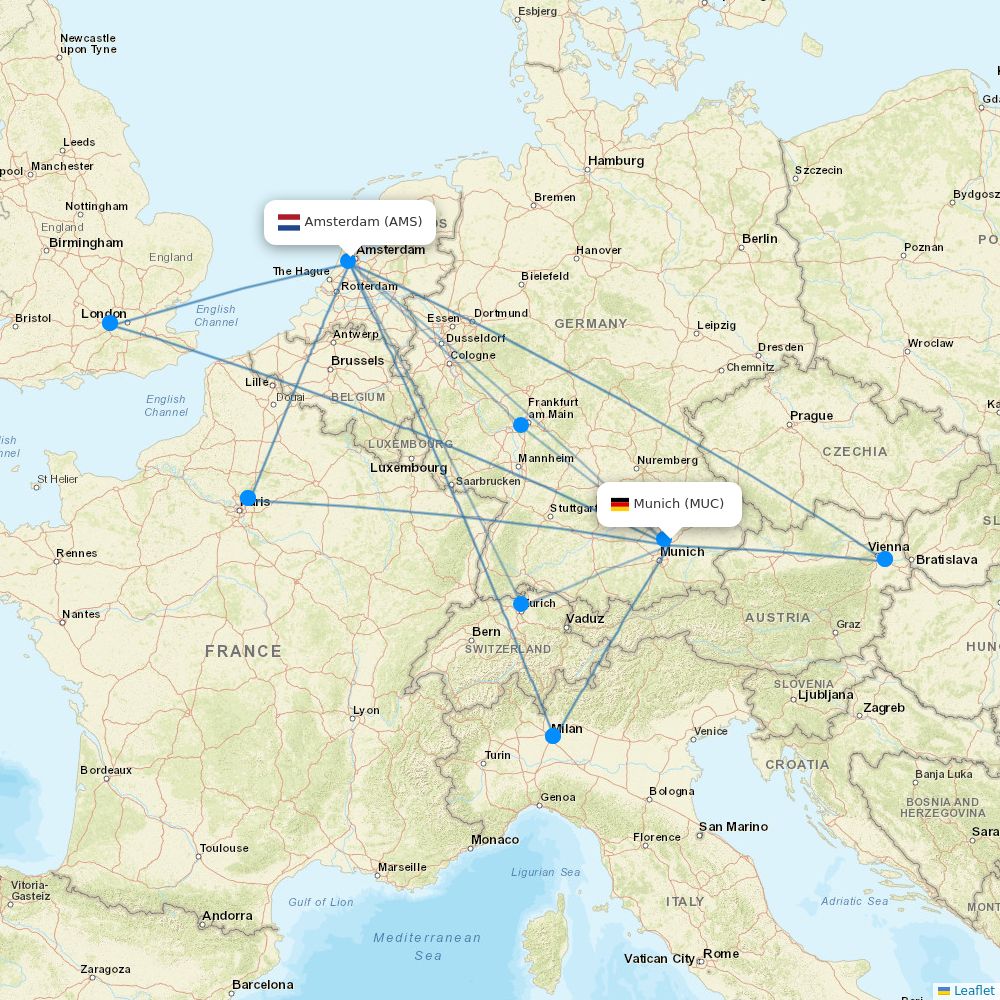 Lufthansa routes 2025 – interactive map with all flights - Flight Routes