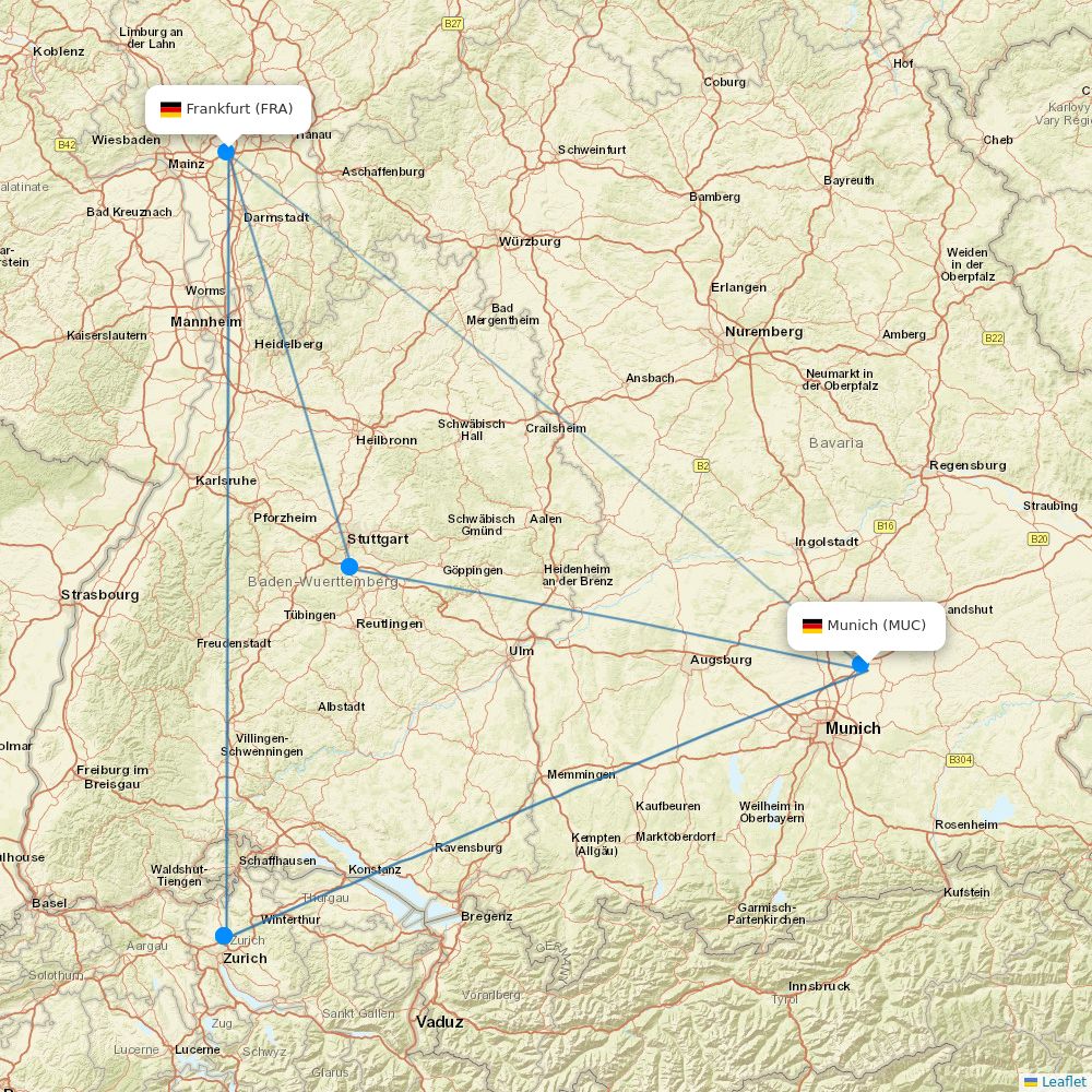 Lufthansa routes 2025 – interactive map with all flights - Flight Routes