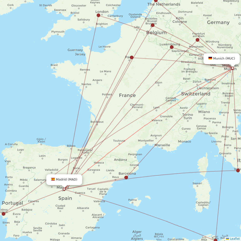 Iberia routes 2025 – interactive map with all flights - Flight Routes