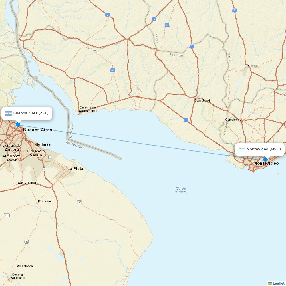 Aerolineas Argentinas routes 2025 – map with all flights - Flight Routes