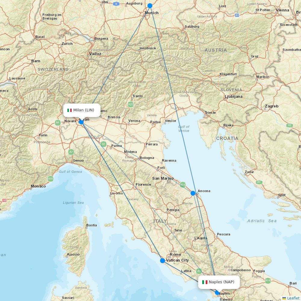 ITA Airways routes 2025 – map with all flights - Flight Routes