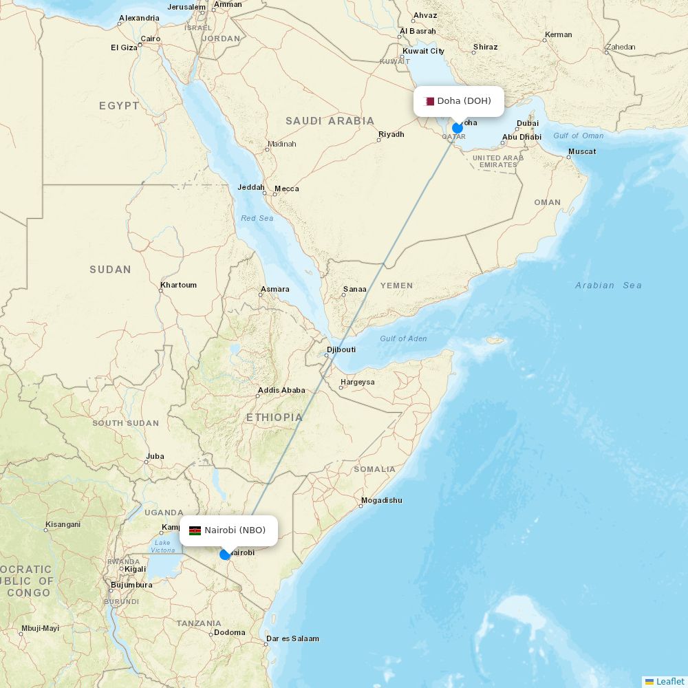 Qatar Airways routes 2025 – map with all flights - Flight Routes