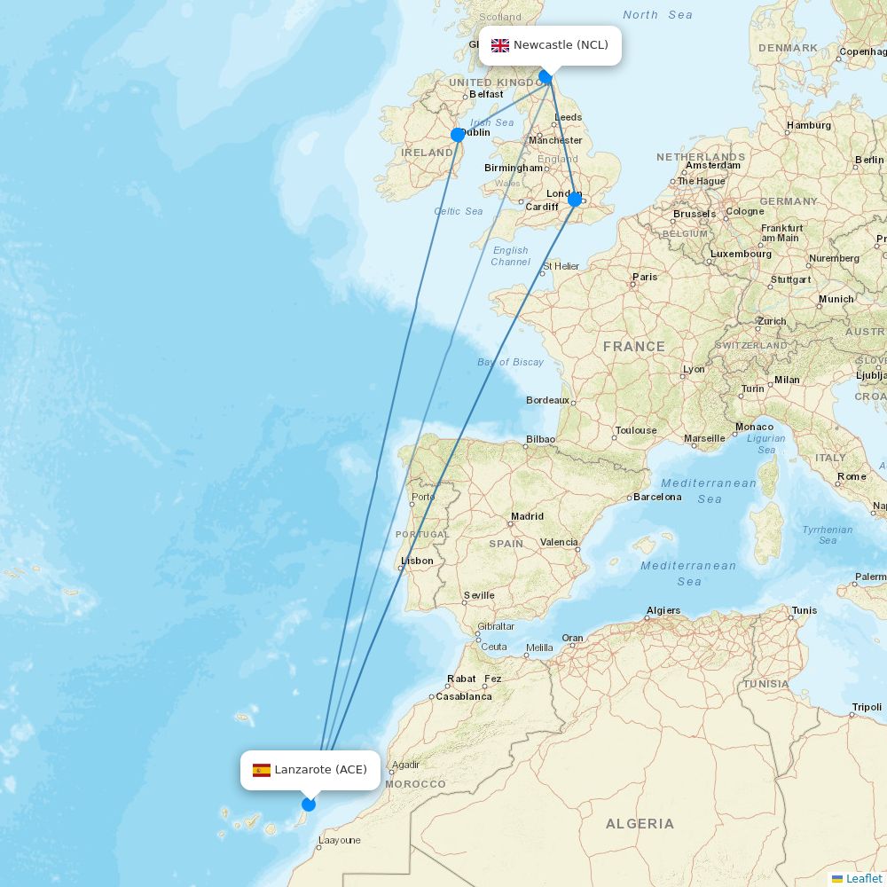 Jet2 routes 2025 – interactive map with all flights - Flight Routes