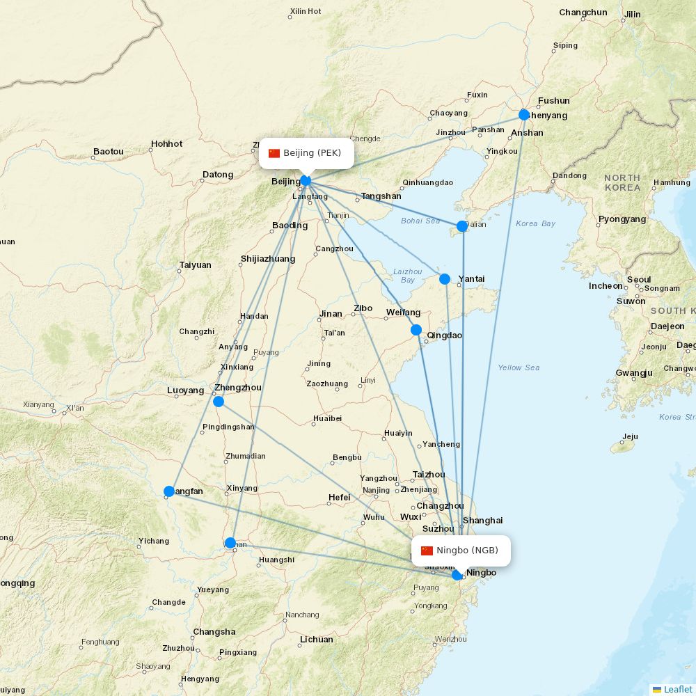 Air China routes 2025 – interactive map with all flights - Flight Routes