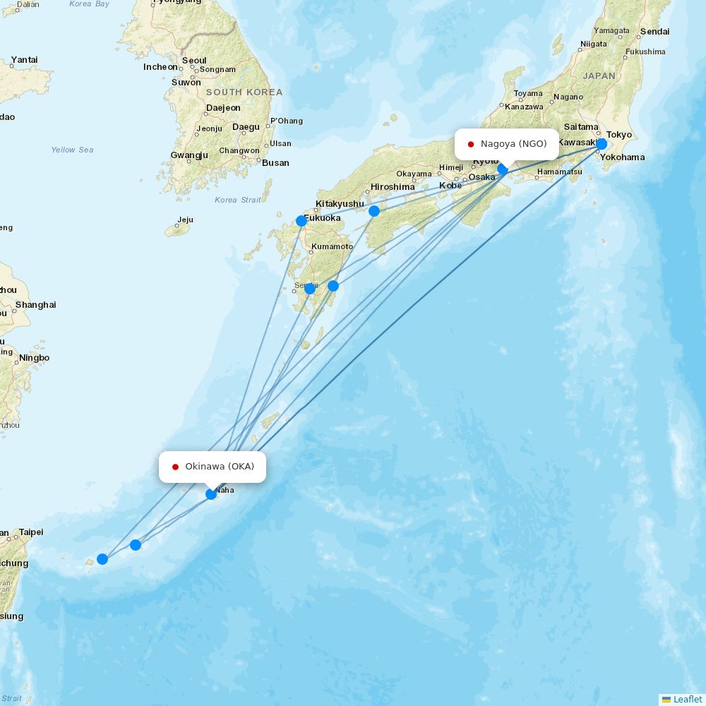 Jetstar Japan routes 2026 – map with all flights - Flight Routes