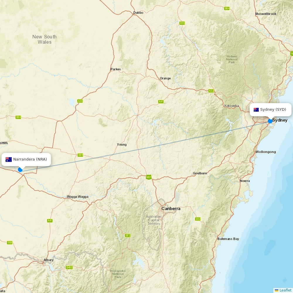 Rex Airlines routes 2025 – map with all flights - Flight Routes