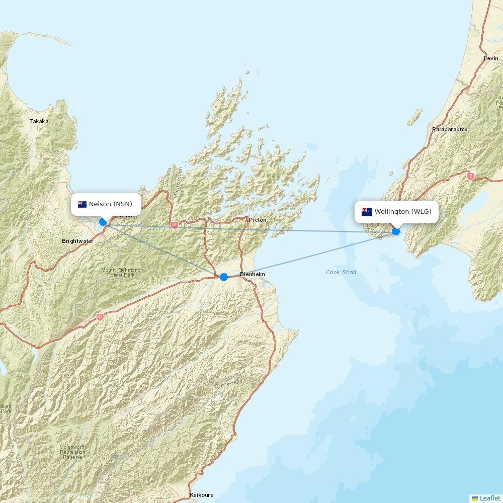 Air New Zealand routes 2026 – map with all flights - Flight Routes