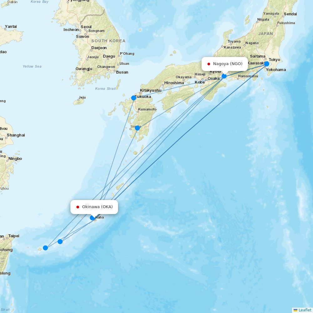 Jetstar Japan routes 2025 – map with all flights - Flight Routes