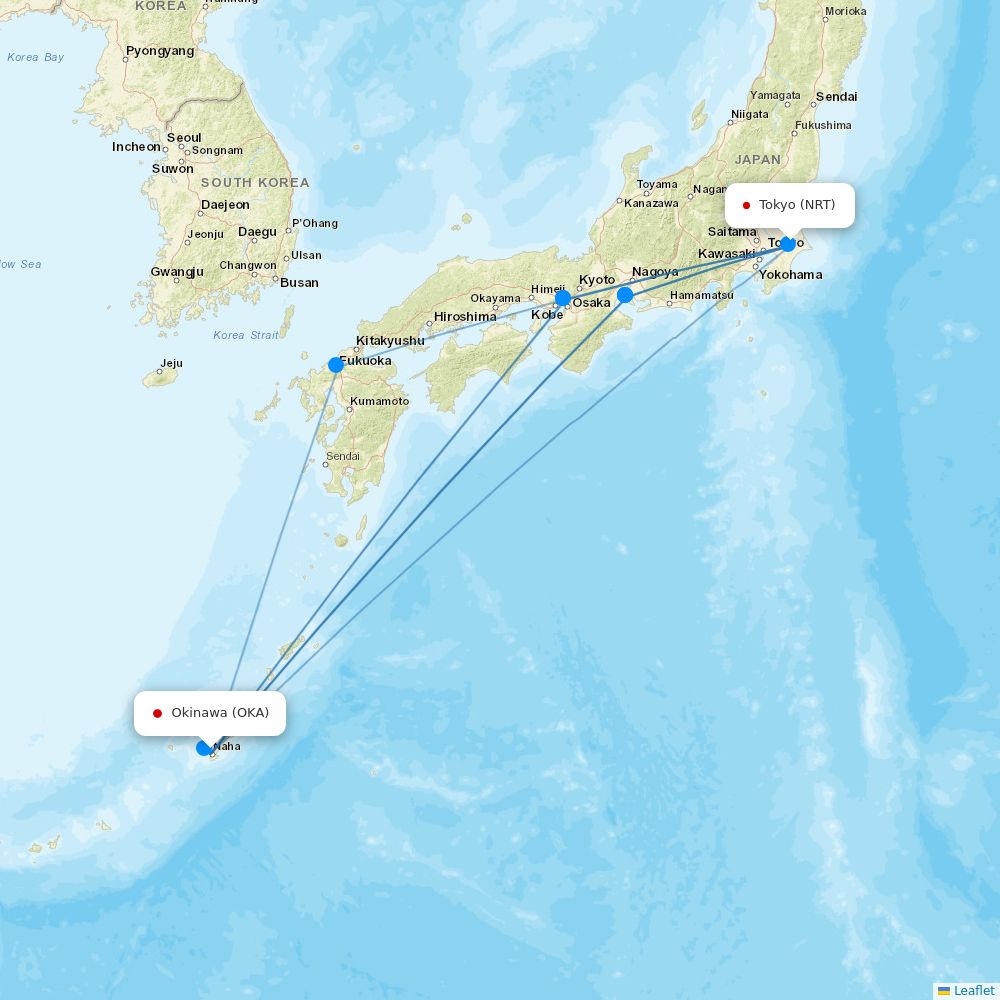 Jetstar Japan routes 2025 – map with all flights - Flight Routes