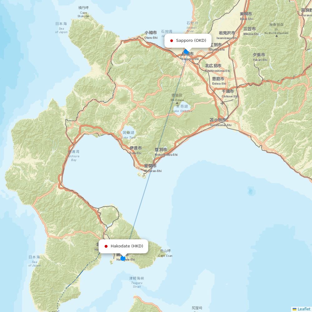 JAL routes 2026 – interactive map with all flights - Flight Routes