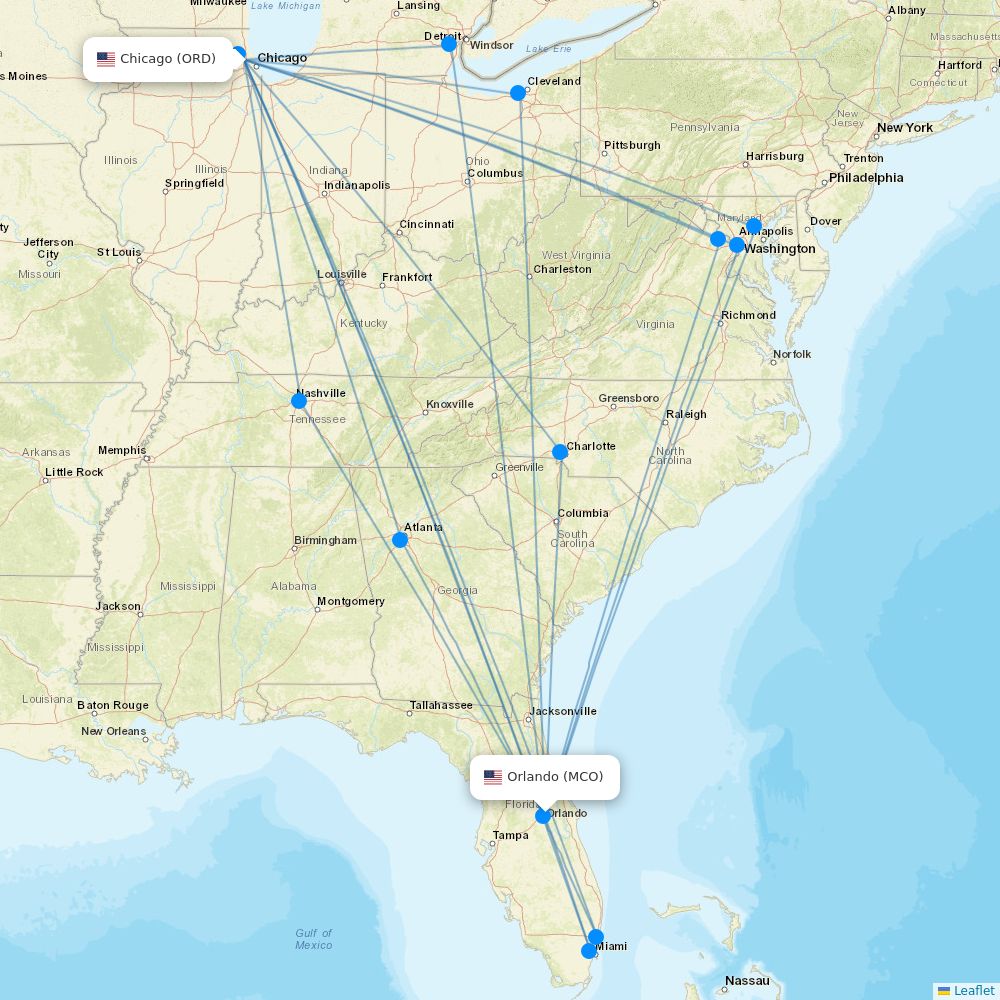 Spirit Airlines routes 2025 – map with all flights - Flight Routes