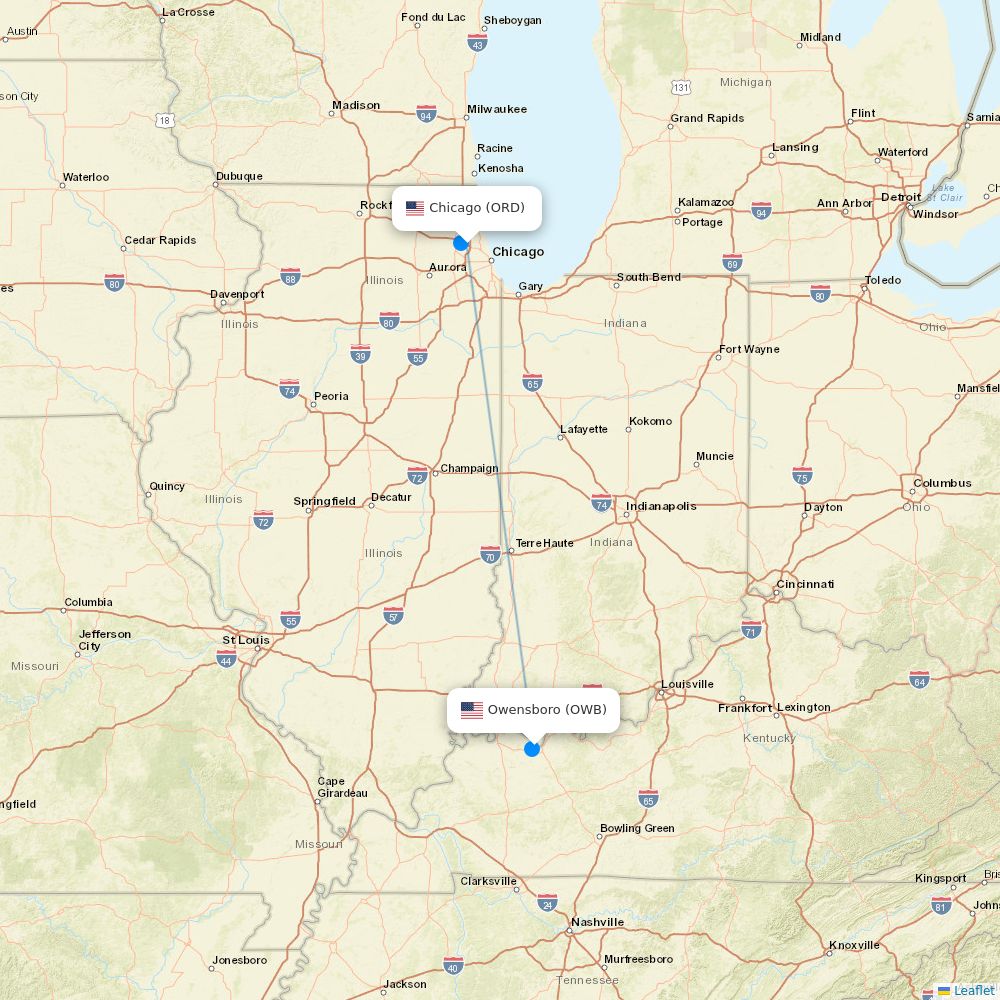 Contour Aviation airline routes (LF) 2025, map - Flight Routes