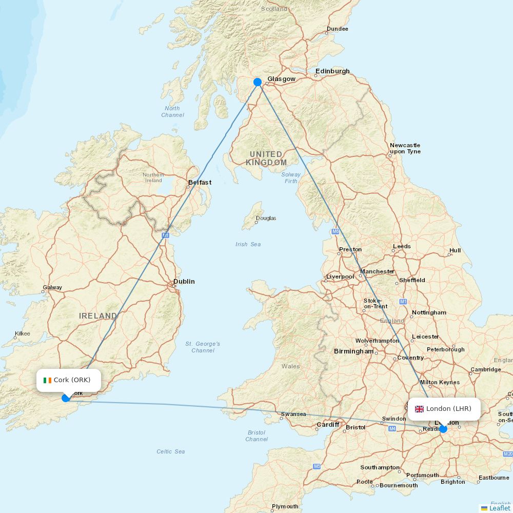 Aer Lingus routes 2026 – map with all flights - Flight Routes