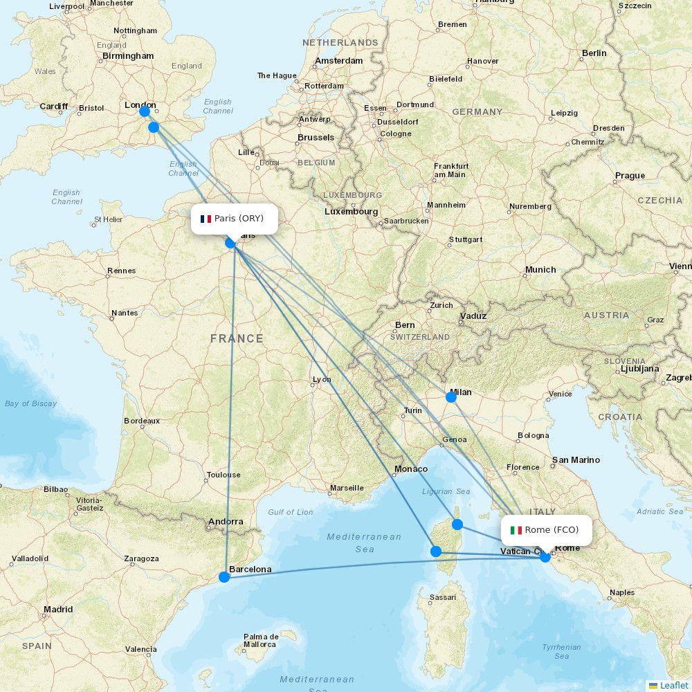 Vueling routes 2025 – interactive map with all flights - Flight Routes