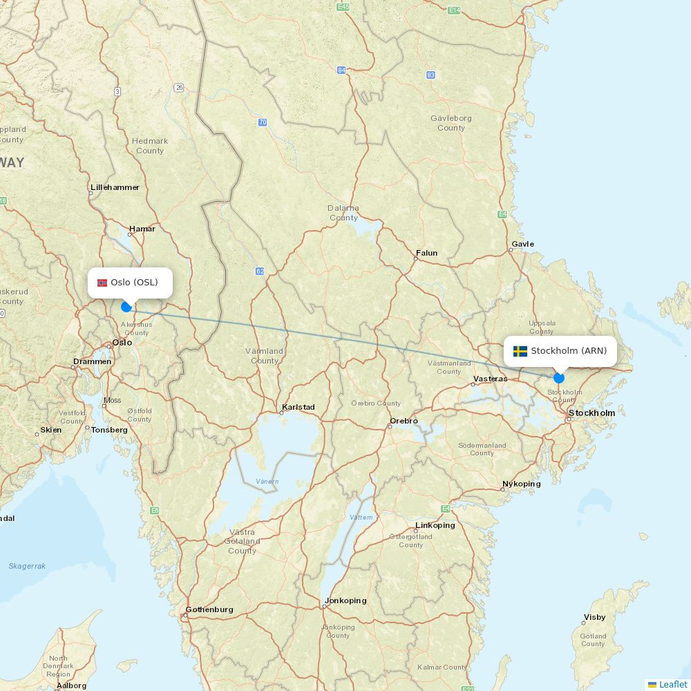 Norwegian Air Shuttle – airline info and route map - Flight Routes