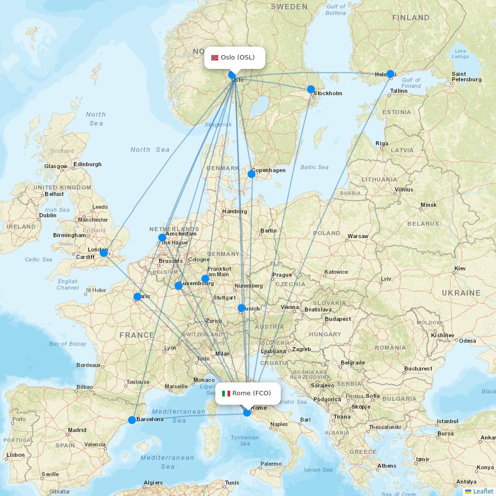 Norwegian Air Shuttle – airline info and route map - Flight Routes